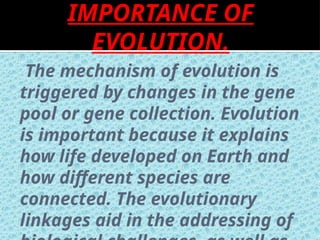 THE GREAT HISTORY OF EVOLUTION OF LIVING ORGANISMS | PPT