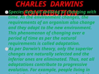 THE GREAT HISTORY OF EVOLUTION OF LIVING ORGANISMS | PPT