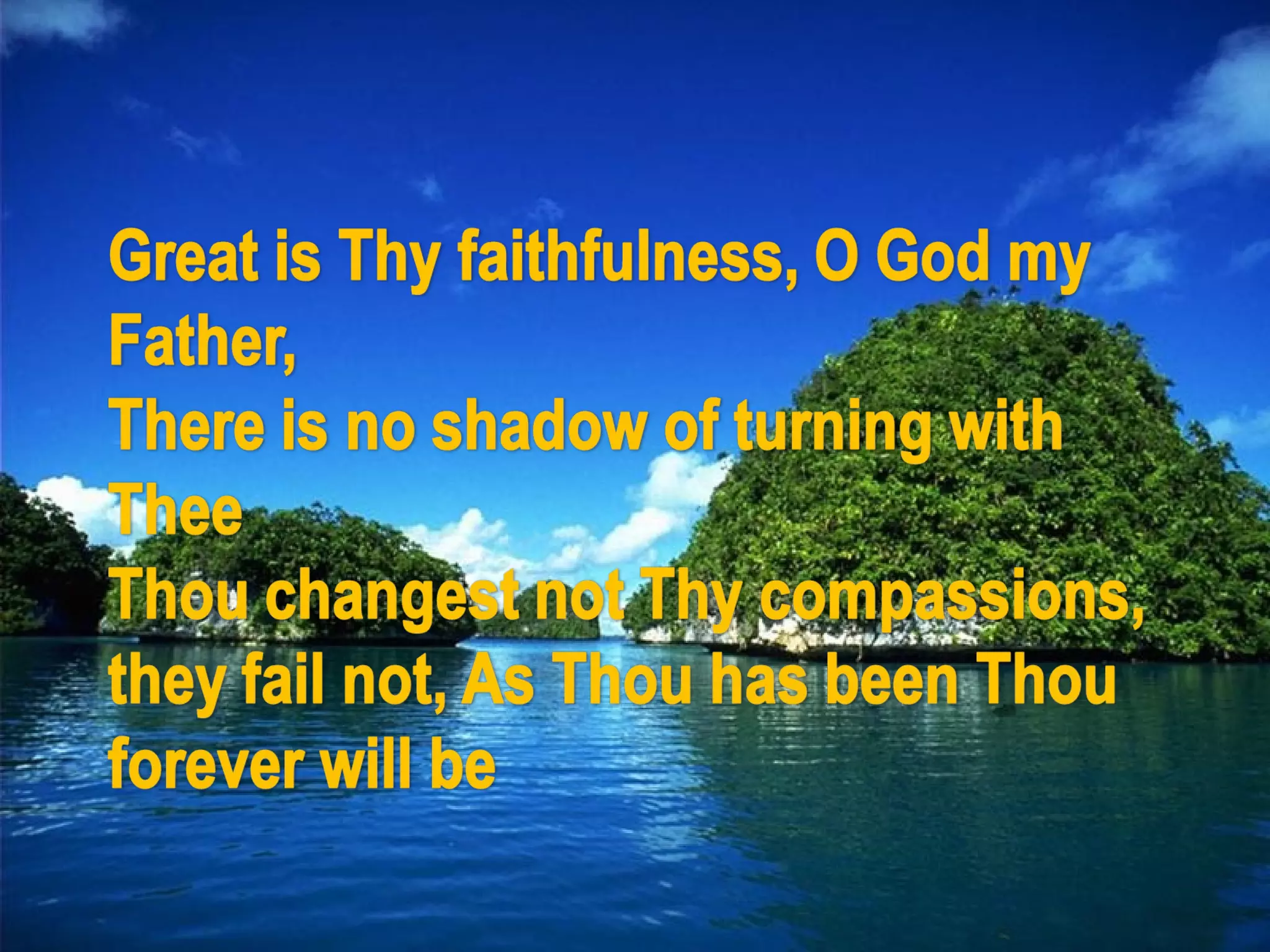 THE GREAT HYMNS OF FAITH | PPT