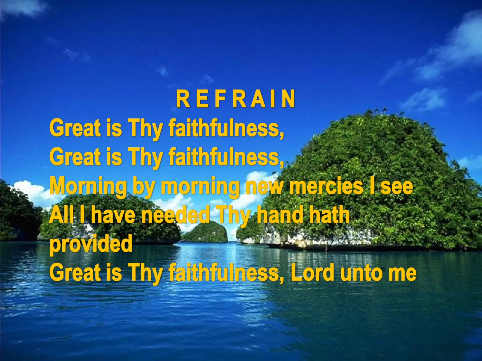 THE GREAT HYMNS OF FAITH | PPT