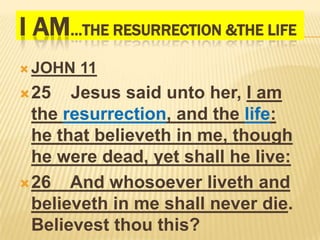 The Great "I Am" | PPTX