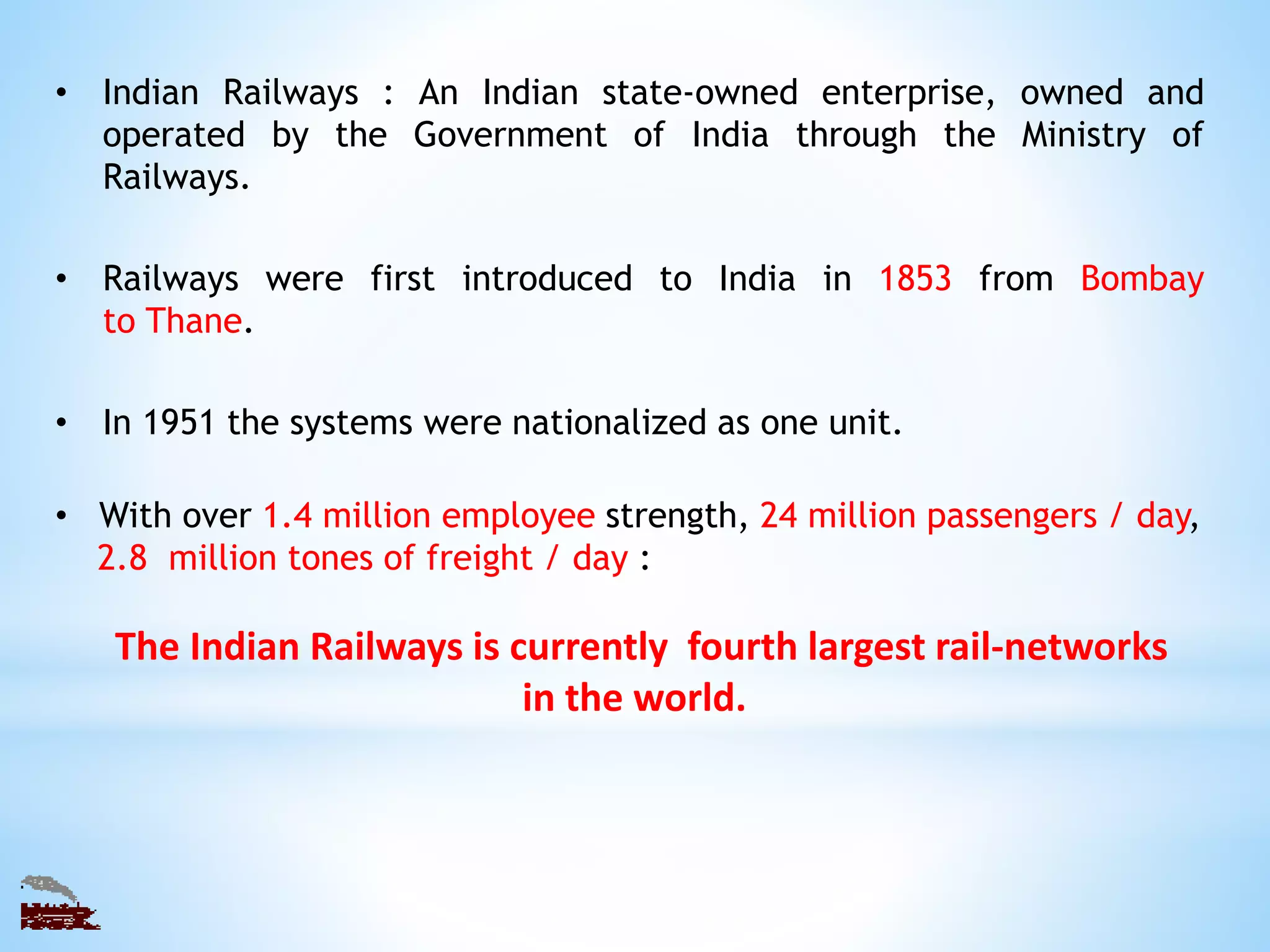 The great indian railways | PPTX