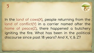 The Great Indian Riots And Professions | A Vishnu Quiz | PDF