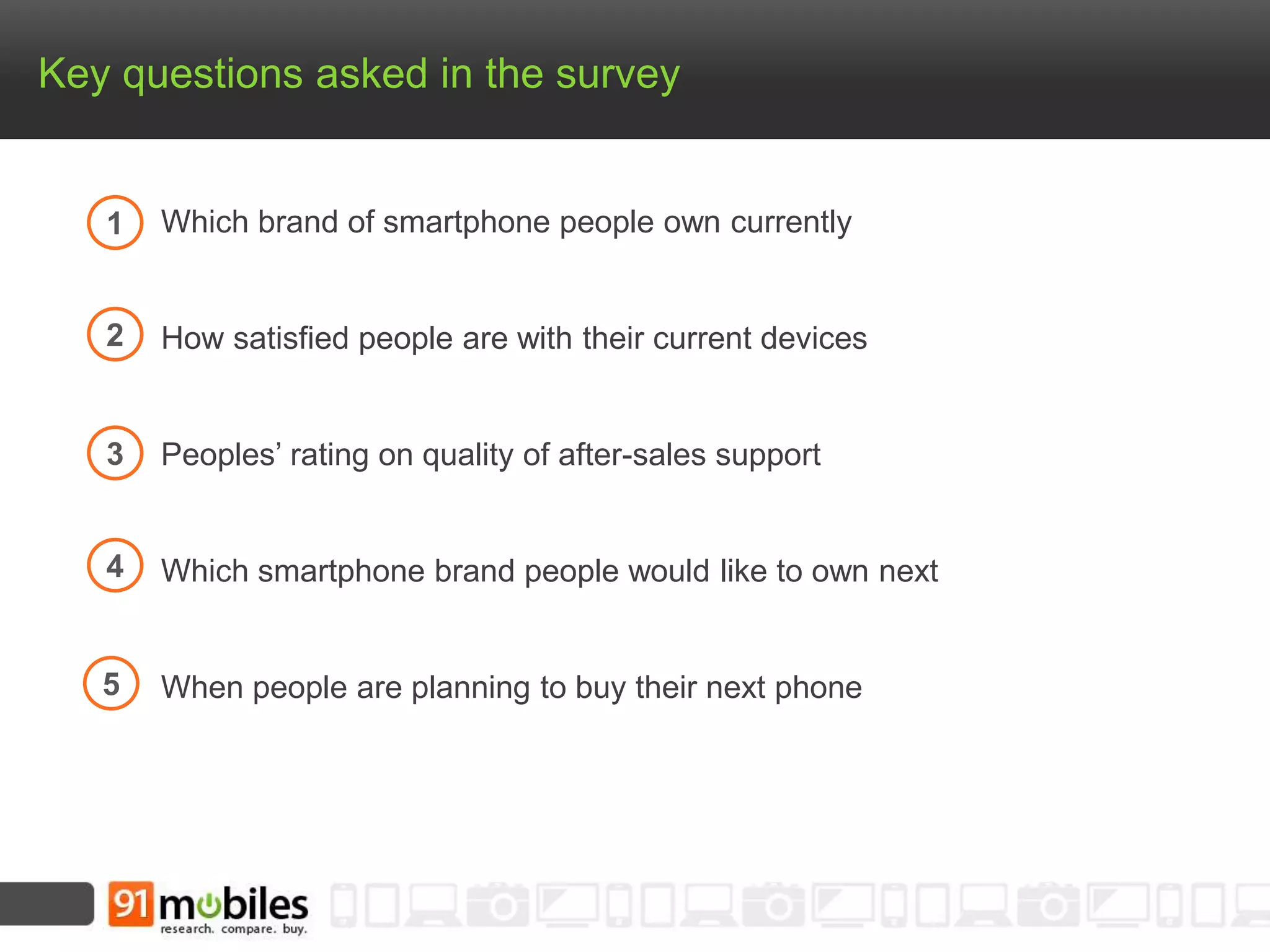 The Great Indian Smartphone Survey 2021 by 91mobiles | PPTX