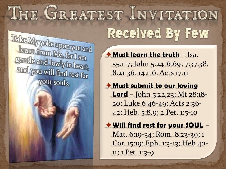 The Great Invitation