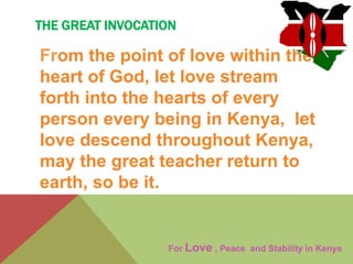 The great invocation | PPT