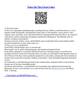 The Great Lakes Region | PDF