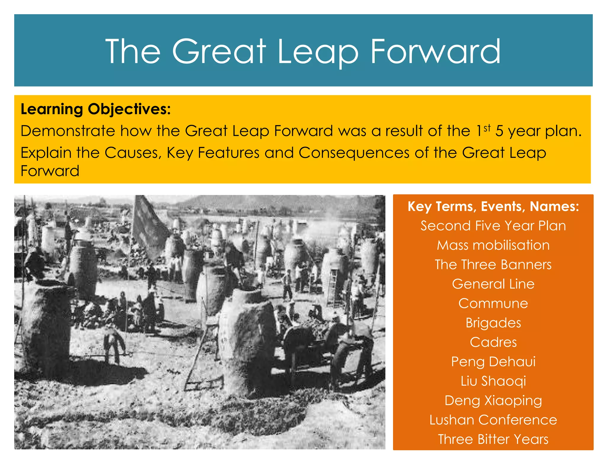 The Great Leap Forward | PPTX | Agriculture | Industries