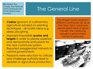 The Great Leap Forward | PPTX | Agriculture | Industries