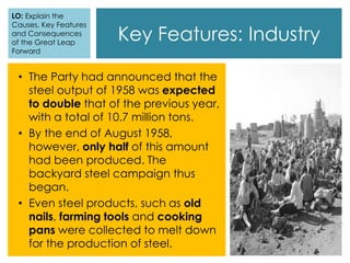 The Great Leap Forward | PPTX | Agriculture | Industries