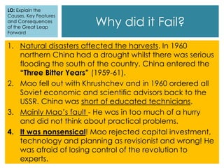 The Great Leap Forward | PPTX | Agriculture | Industries