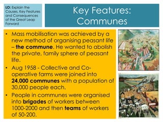 The Great Leap Forward | PPTX | Agriculture | Industries