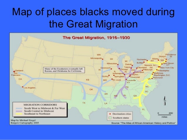 The great migration