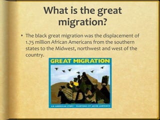 The great migration | PPT