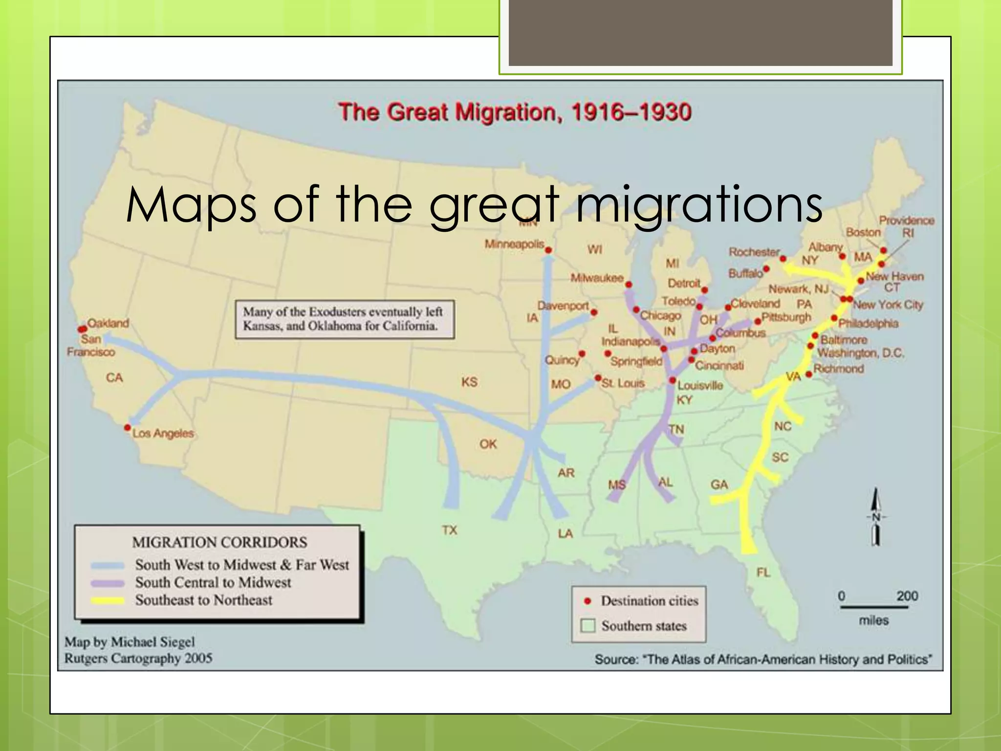The great migration | PPTX