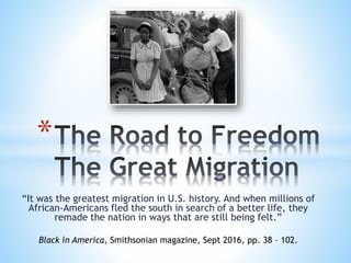 The Great Migration | PPT