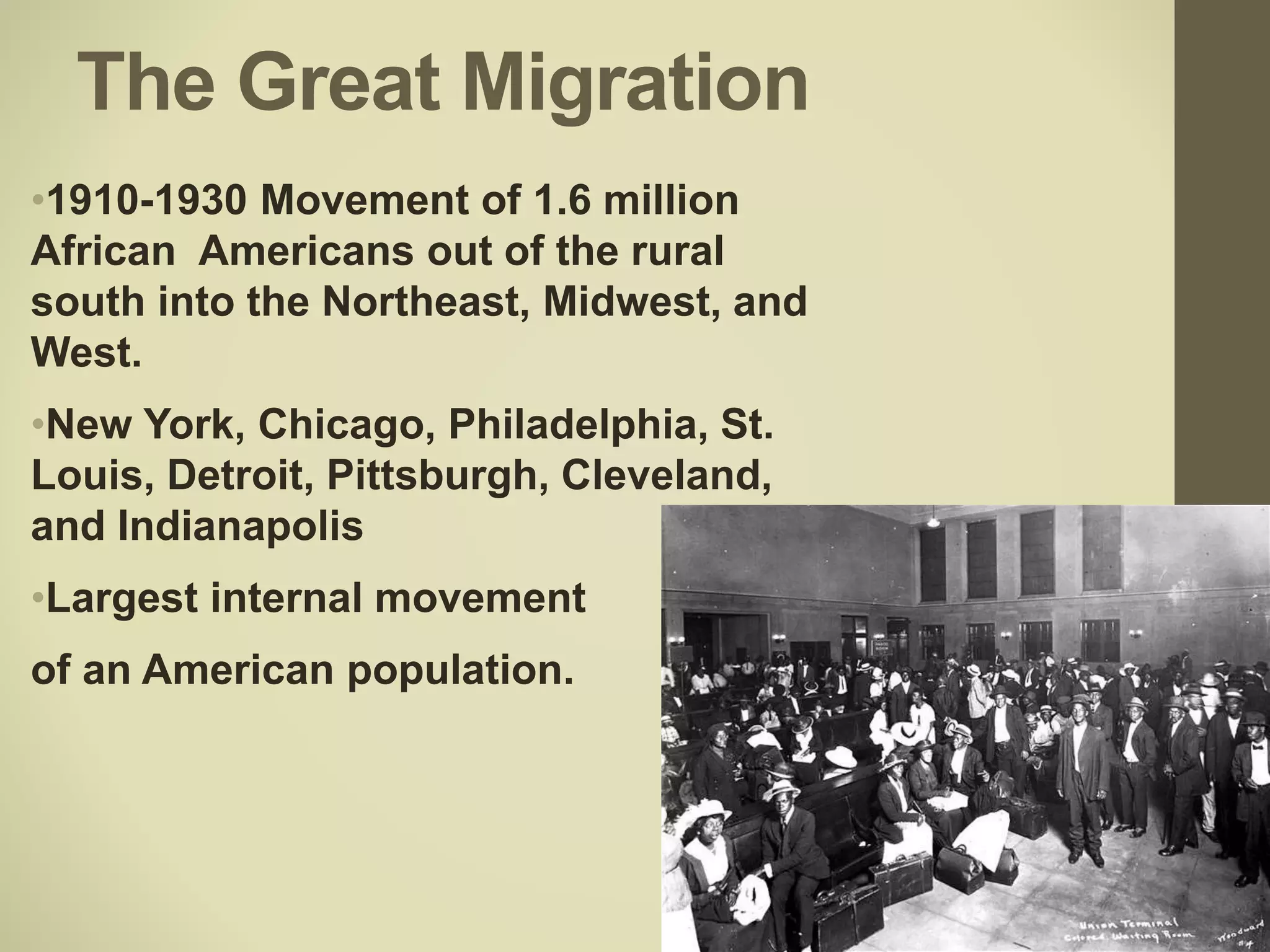 The great migration | PPTX