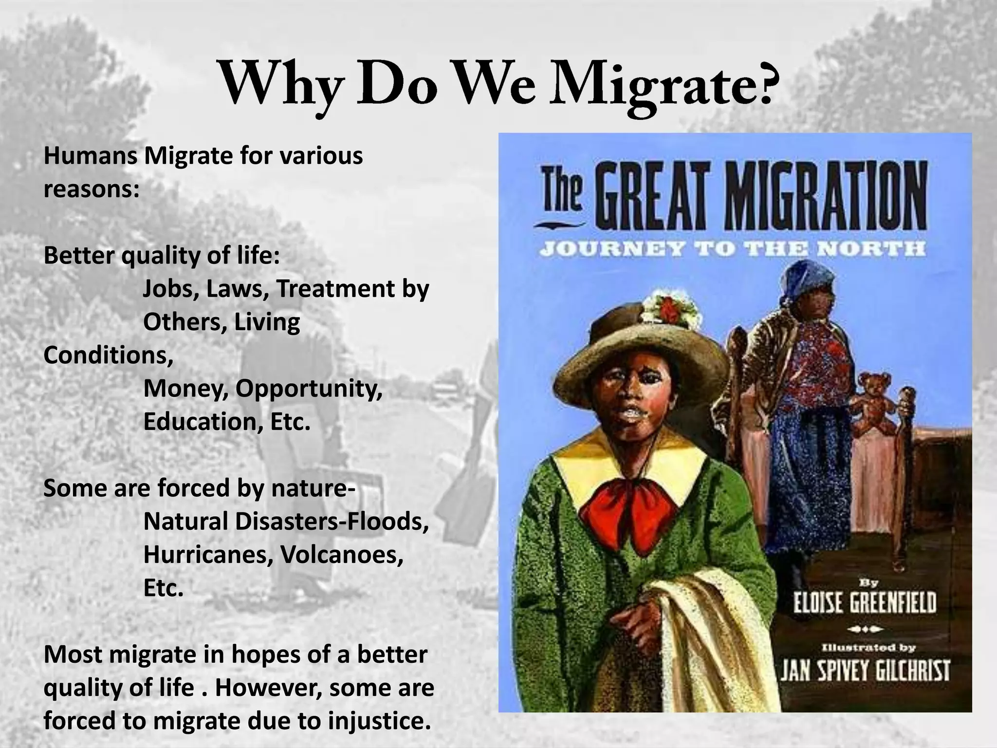 The great migration kindezi 3 rd grade students | PPTX