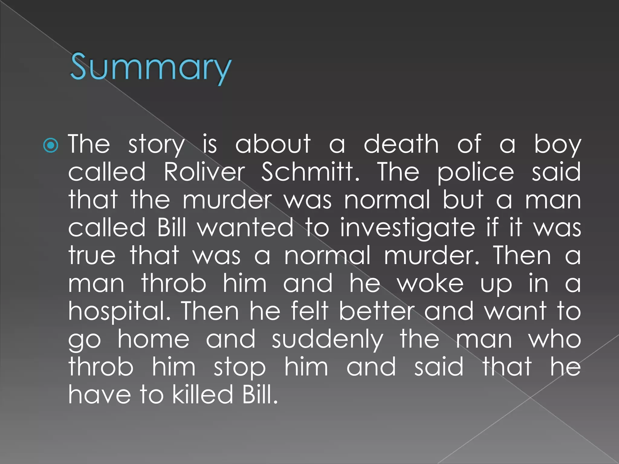 The Great Murder | PPTX
