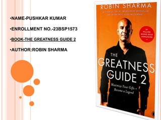 the greatness guide (author robin sharma)ppt.pptx