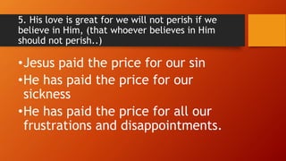 THE GREATNESS OF GOD’S LOVE- jane power point.pptx