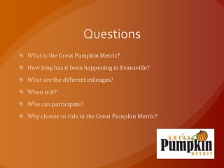The Great Pumpkin Metric | PPTX
