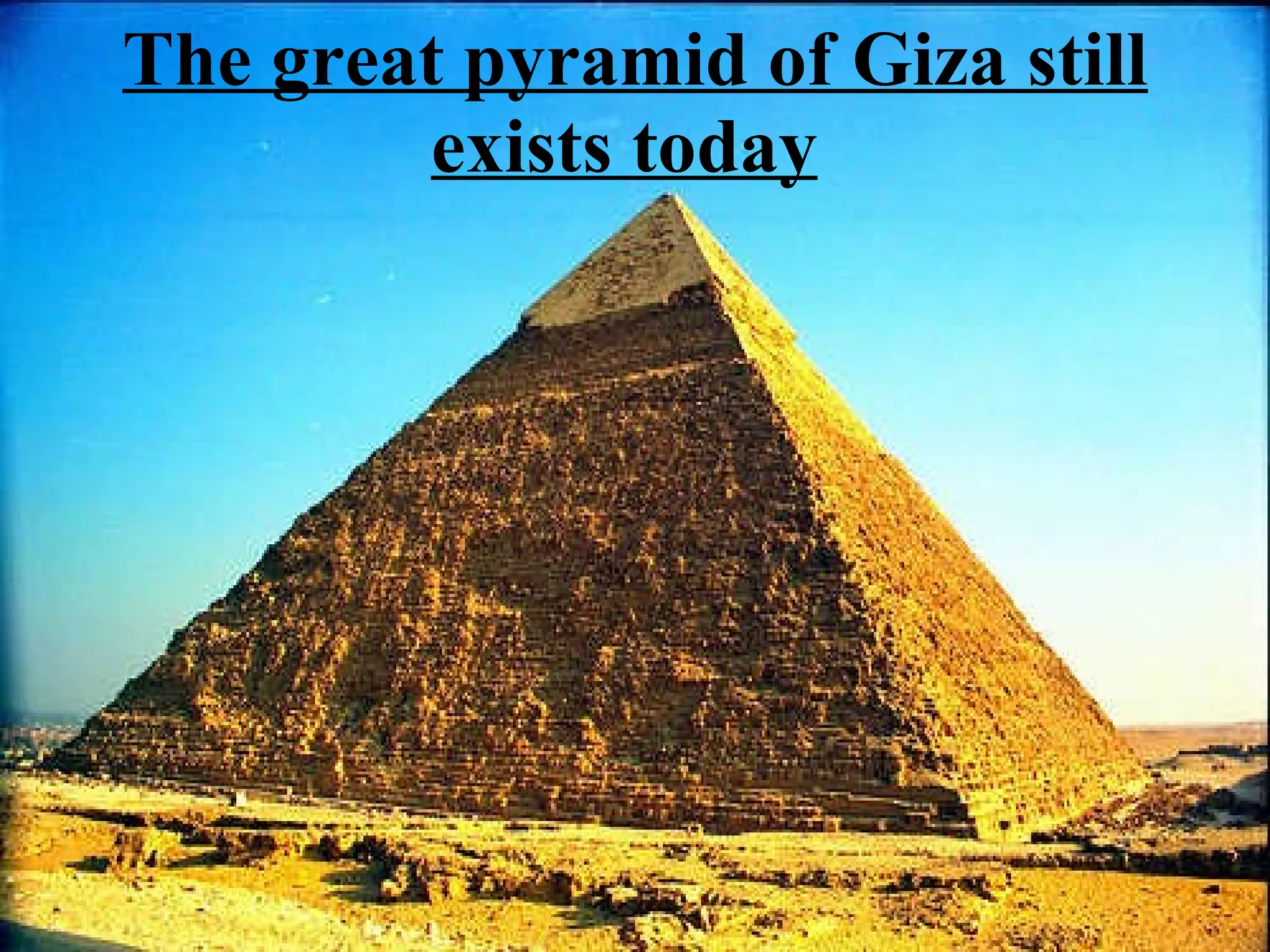 The Great Pyramid Of Giza | PPT