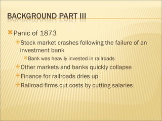 The great railroad strike of 1877