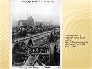 The great railroad strike of 1877