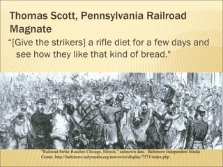 The great railroad strike of 1877