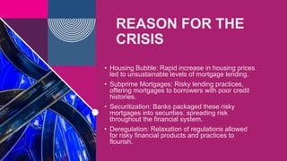 Severe Global Financial Crisis Triggered in 2008 | PPTX