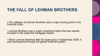 Severe Global Financial Crisis Triggered in 2008 | PPT