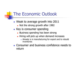 The Great Recession Is Over: What’s Next, and What Does It Mean for ...