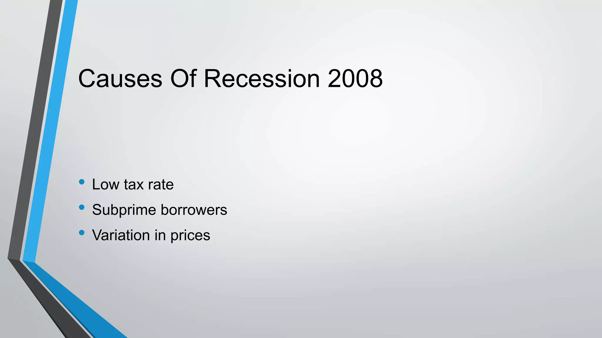 The great recession of 2008-2009.pptx | Financial Crisis | Economy