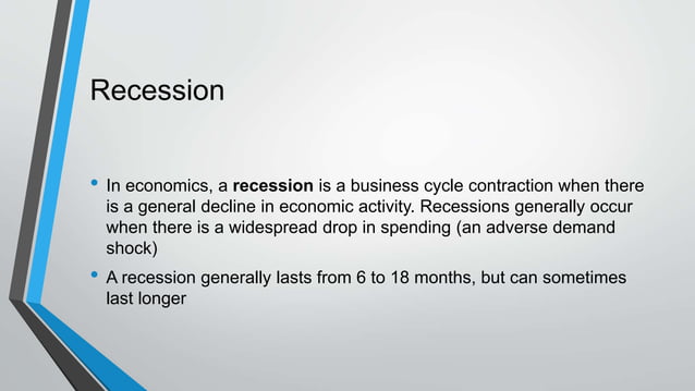 The great recession of 2008-2009.pptx | Financial Crisis | Economy
