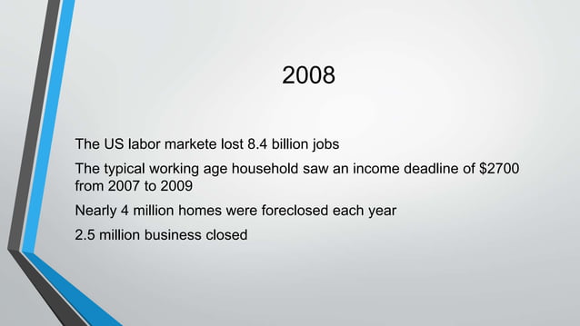 The great recession of 2008-2009.pptx | Financial Crisis | Economy