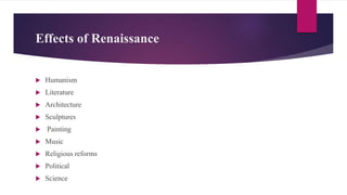 The great renaissance of Europe | PPTX