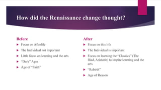 The great renaissance of Europe | PPTX