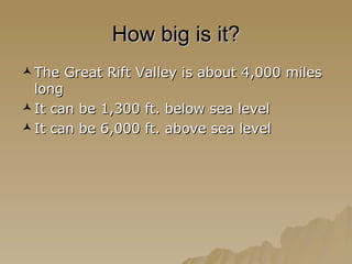 The Great Rift Valley | PPT
