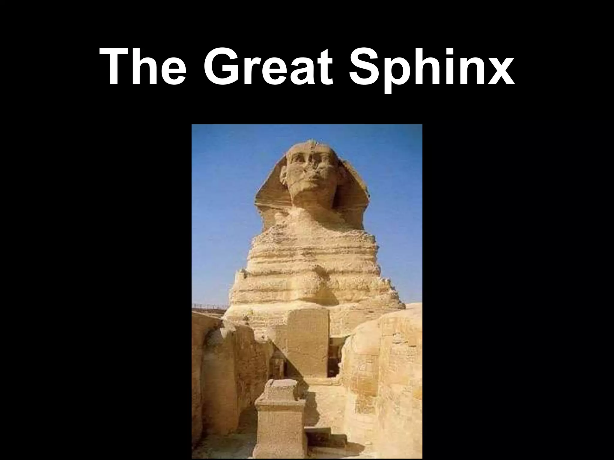 The Great Sphinx: What is it? Why was it built? | PPT