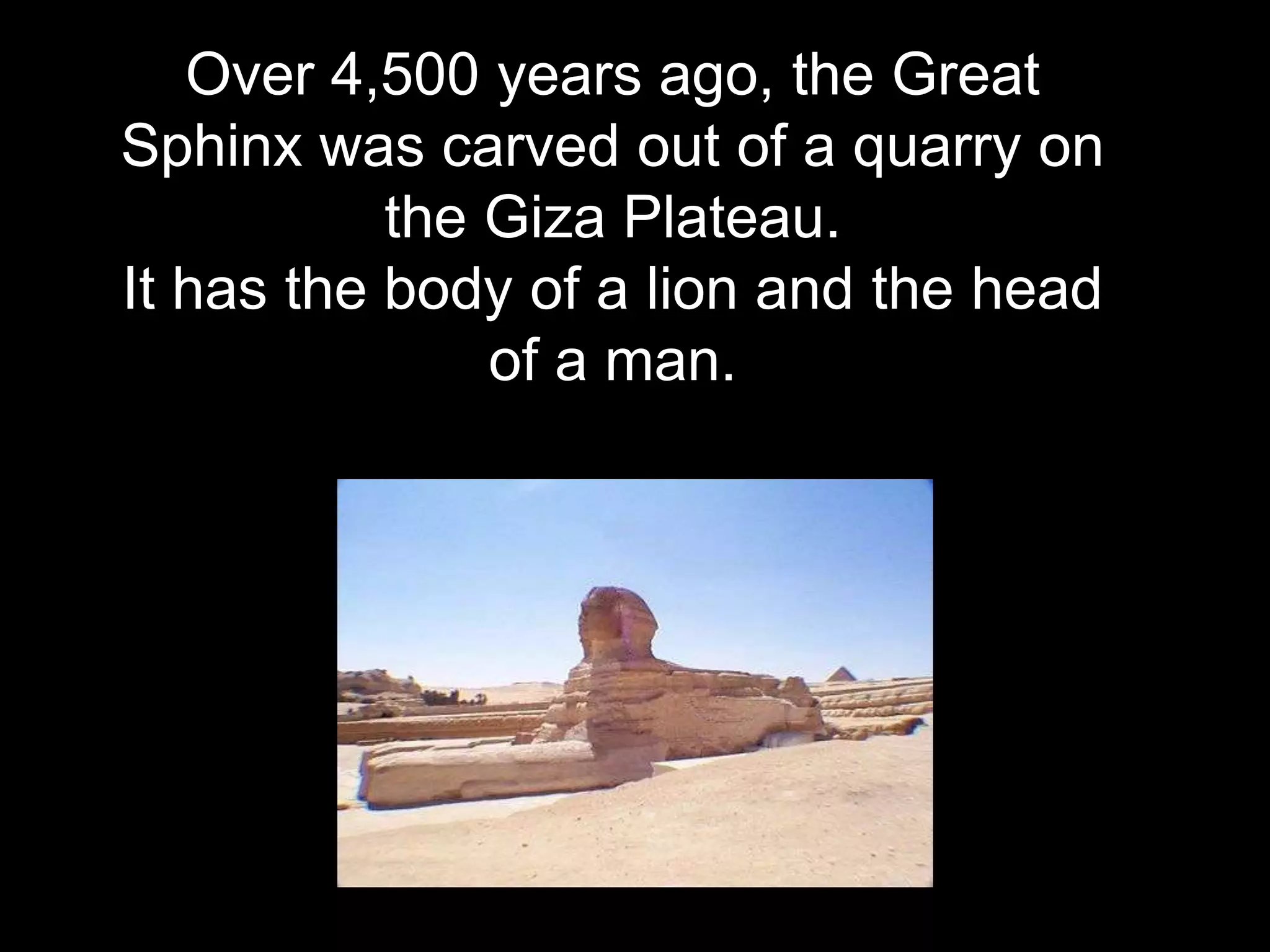 The Great Sphinx: What is it? Why was it built? | PPT