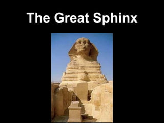 The Great Sphinx: What is it? Why was it built? | PPT