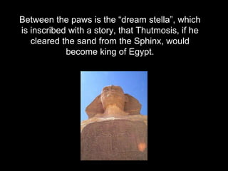The Great Sphinx: What is it? Why was it built? | PPT