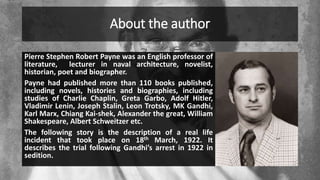 The great trial - Robert Payne | PPTX