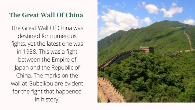 The great wall of china