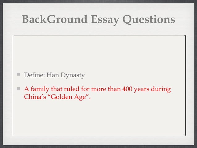 The great wall of china mini dbq | PPT