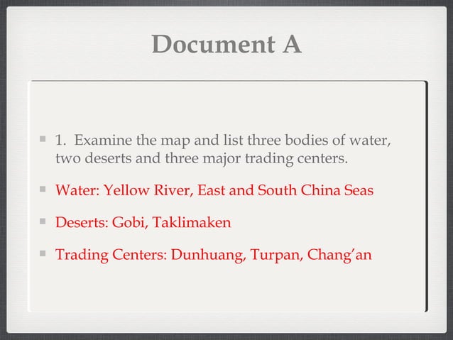 The great wall of china mini dbq | PPT