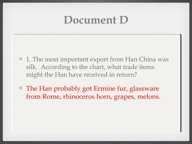 The great wall of china mini dbq | PPT