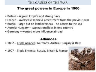 The Great War. 4º eso Tema 7. IES Santa Catalina | PPT