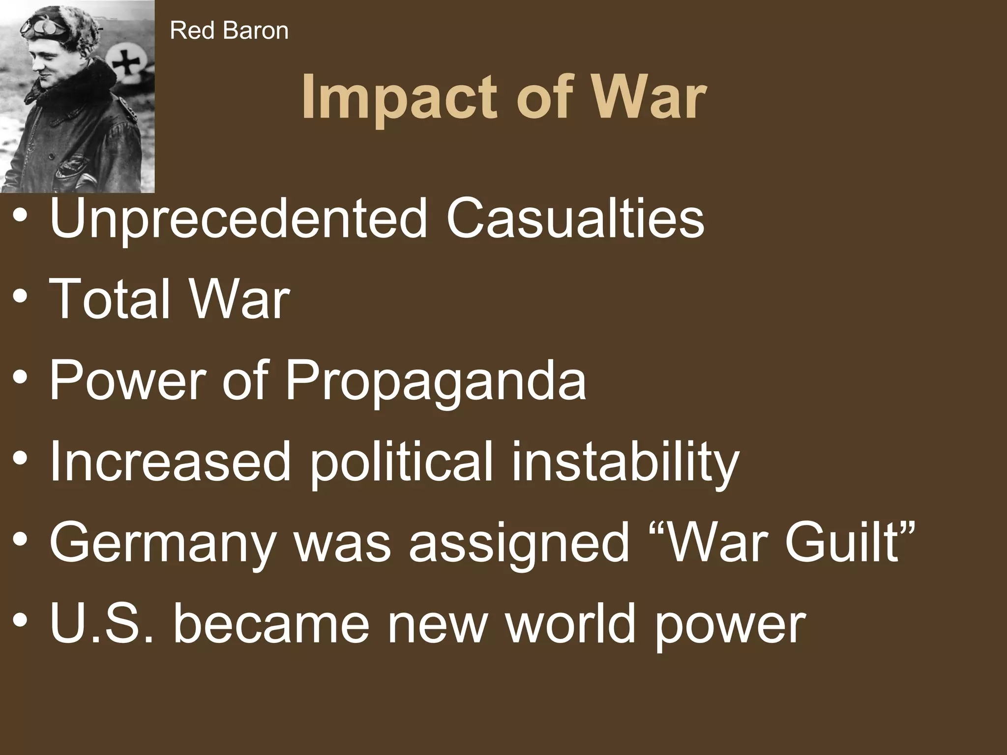 The great war | PPT